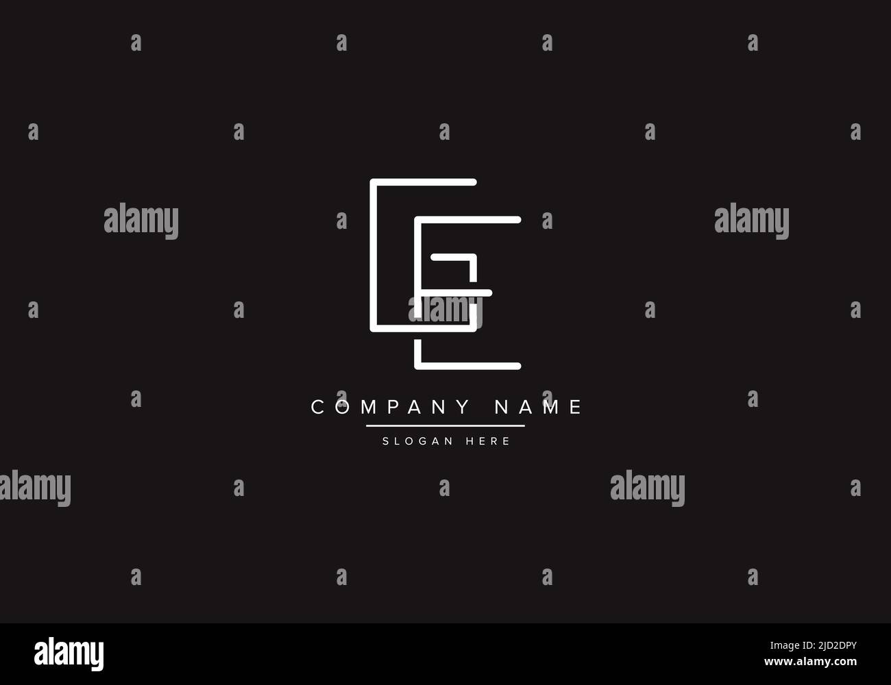 GE logo design vector illustration template Stock Vector Image & Art ...