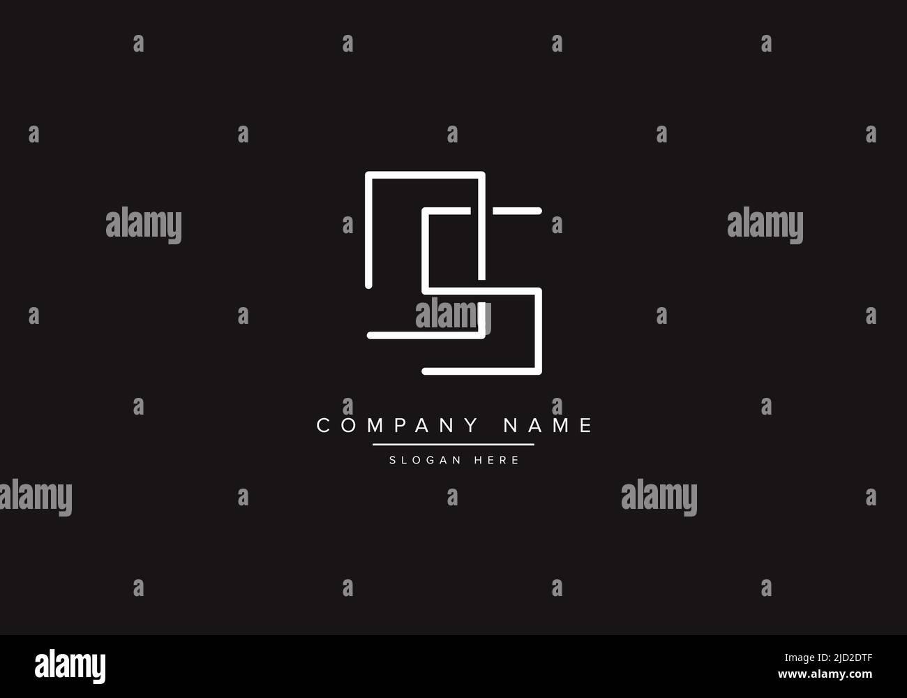 DS logo design vector illustration template Stock Vector Image & Art ...