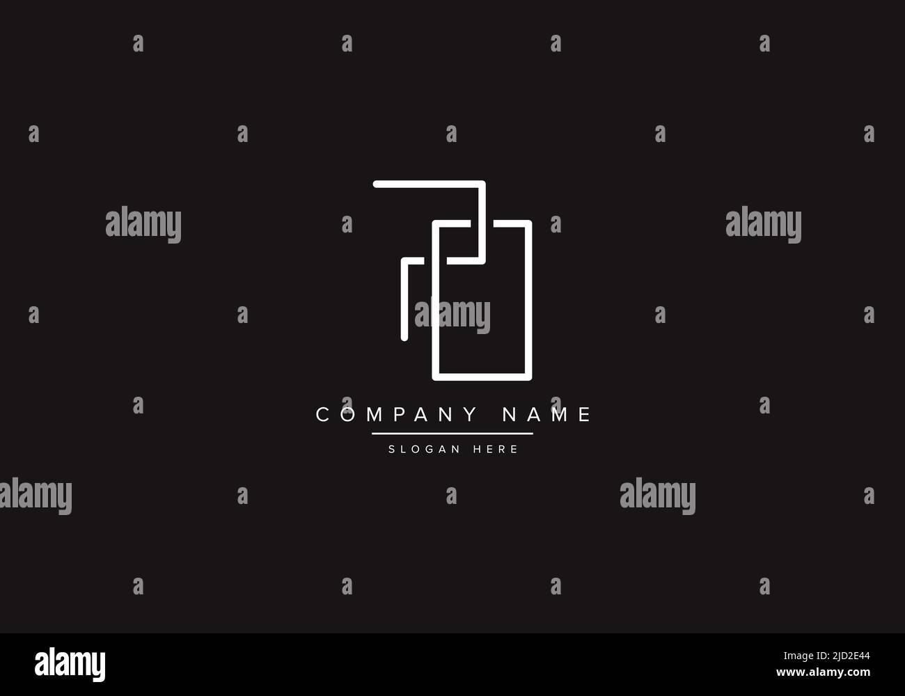 PO logo design vector illustration template Stock Vector Image & Art ...