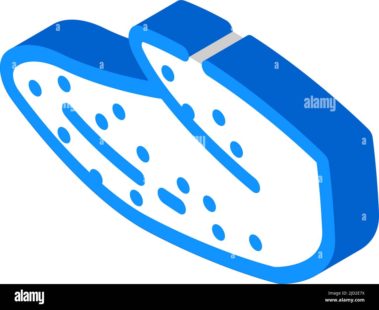 wing tip isometric icon vector illustration Stock Vector Image & Art ...