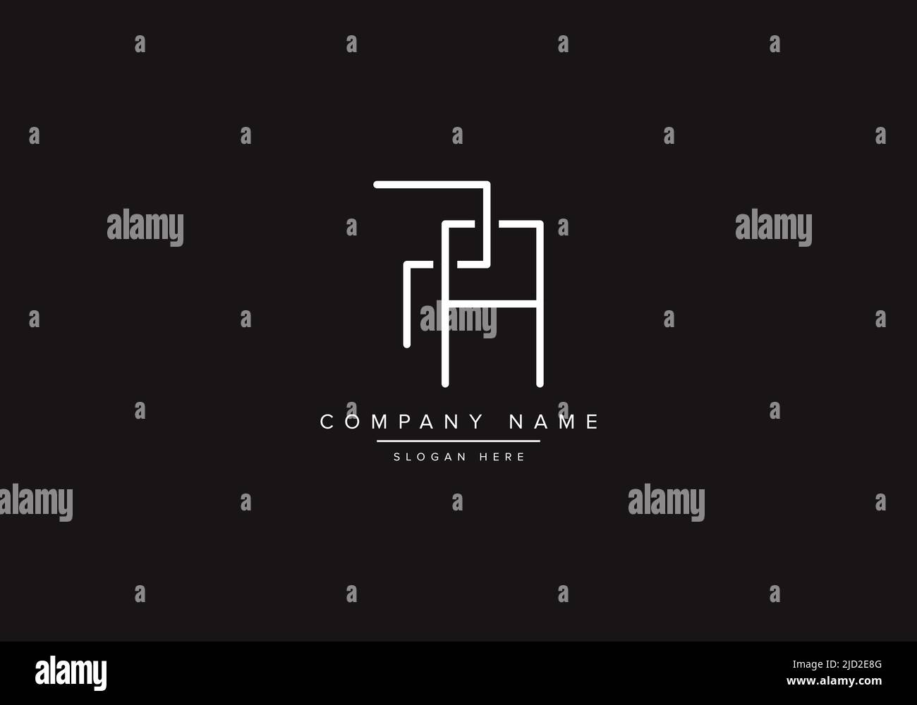 PA logo design vector illustration template Stock Vector Image & Art ...