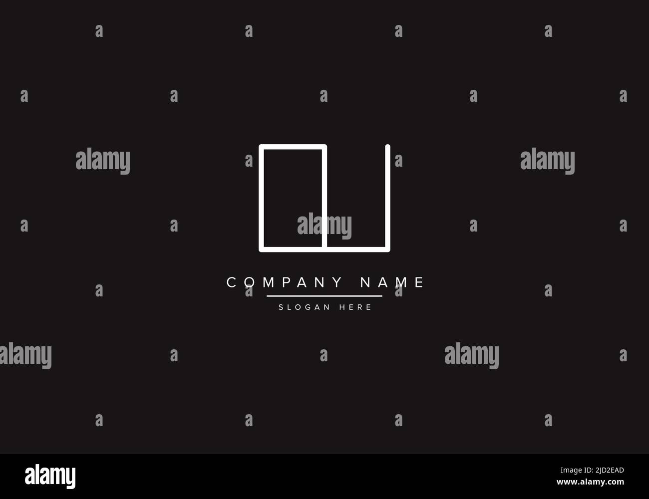 OU logo design vector illustration template Stock Vector Image & Art ...