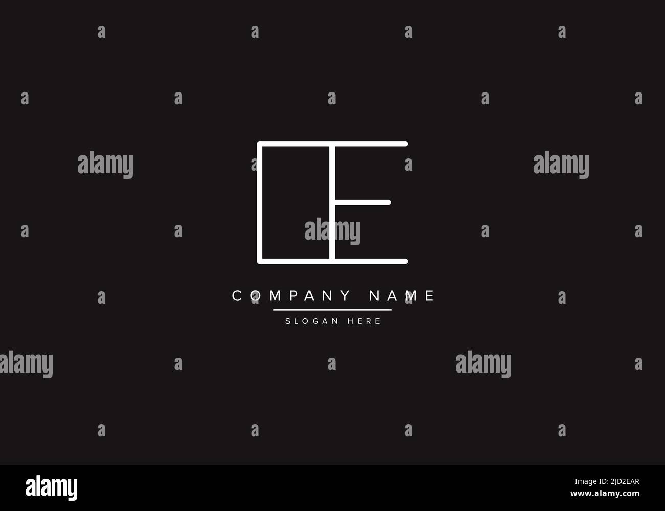 OE logo design vector illustration template Stock Vector Image & Art ...
