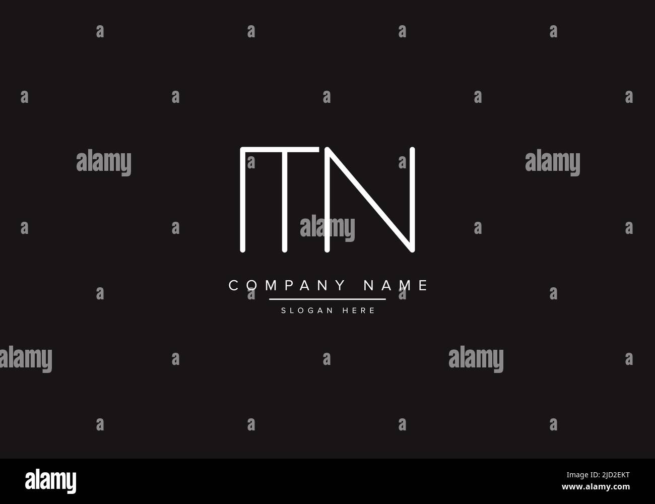 MN logo design vector illustration template Stock Vector Image & Art ...