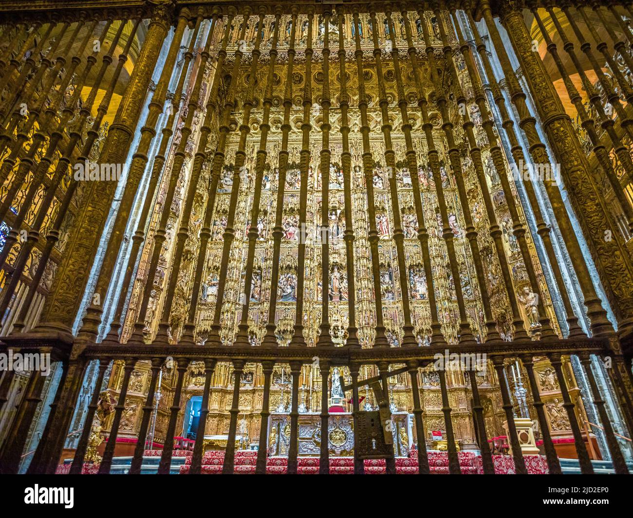 The Pierre Dancart altarpiece inside of Seville Cathedral Seville ...