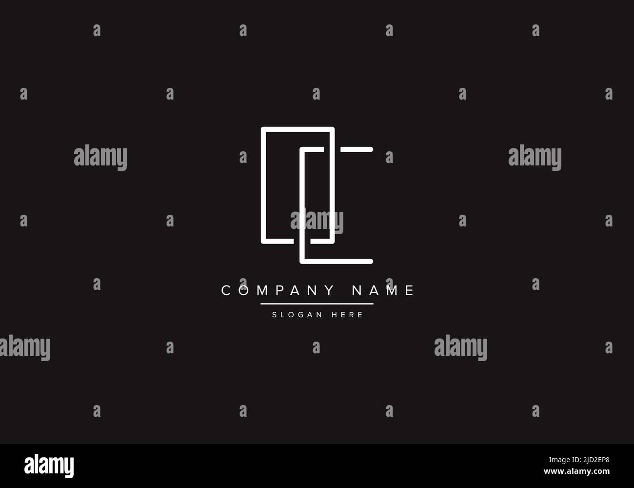 OC logo design vector illustration template Stock Vector Image & Art ...