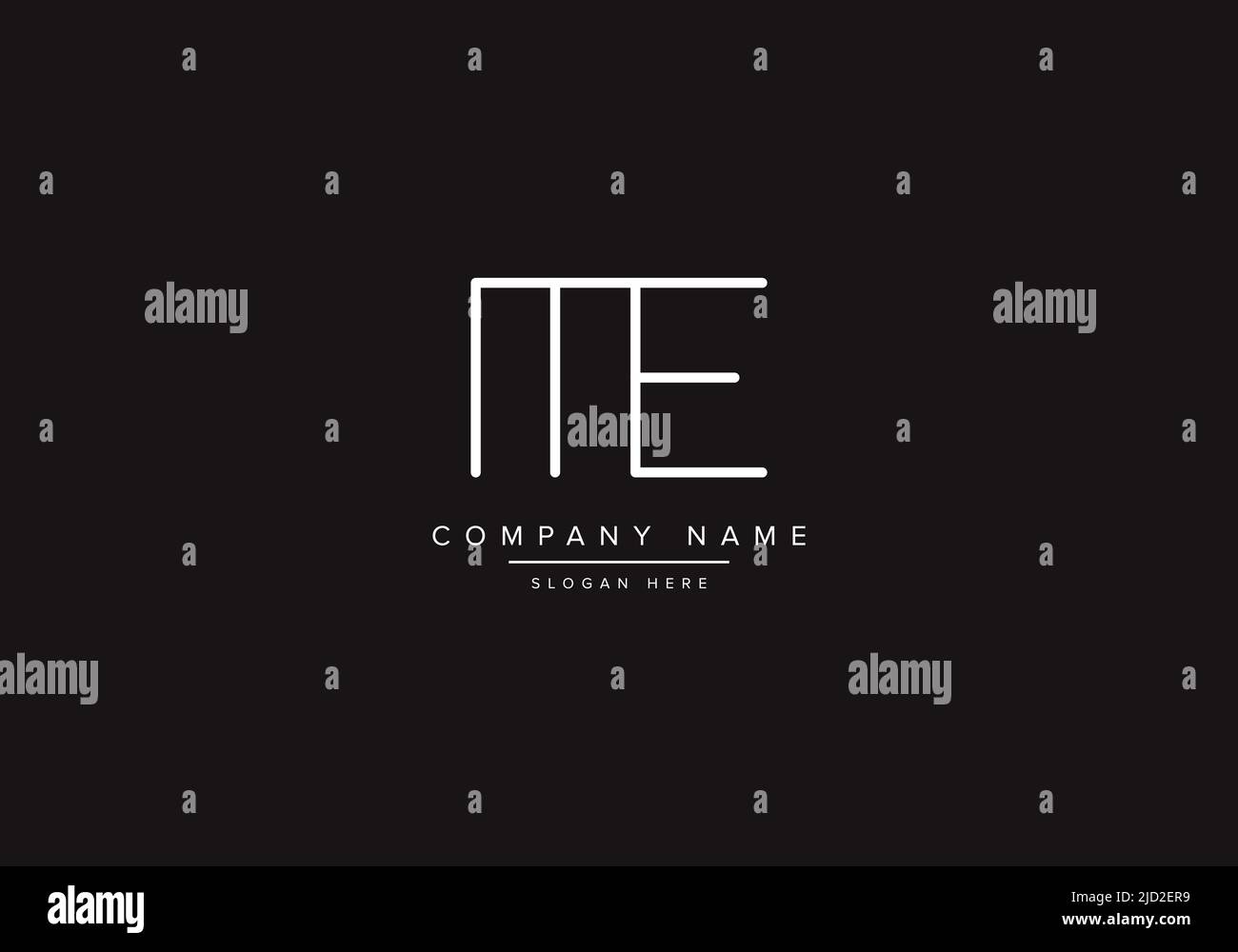 ME logo design vector illustration template Stock Vector Image & Art ...