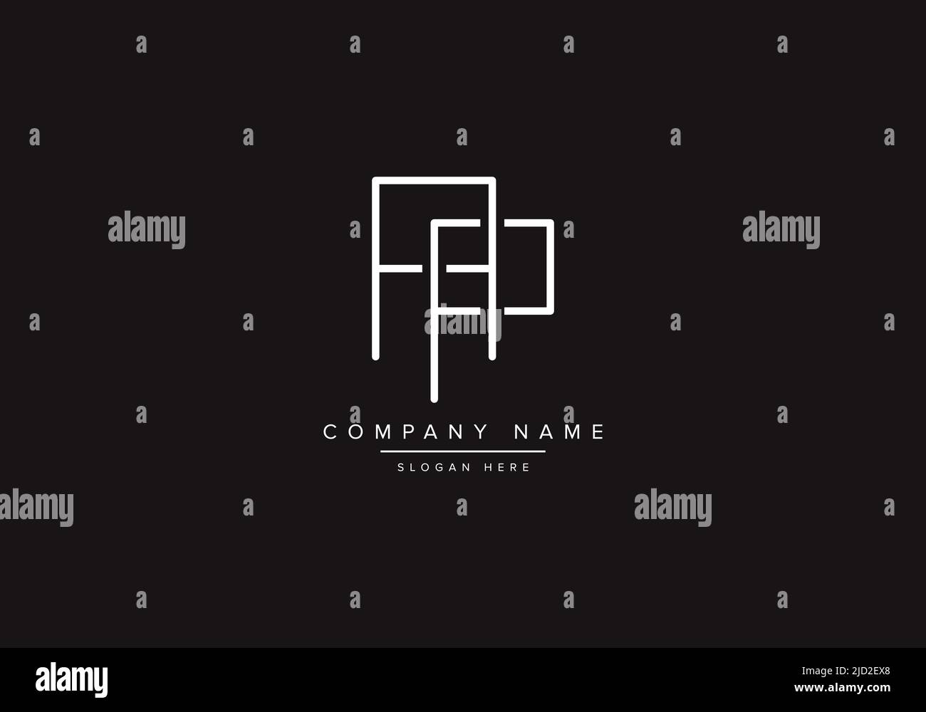 PP logo design vector illustration template Stock Vector Image & Art ...