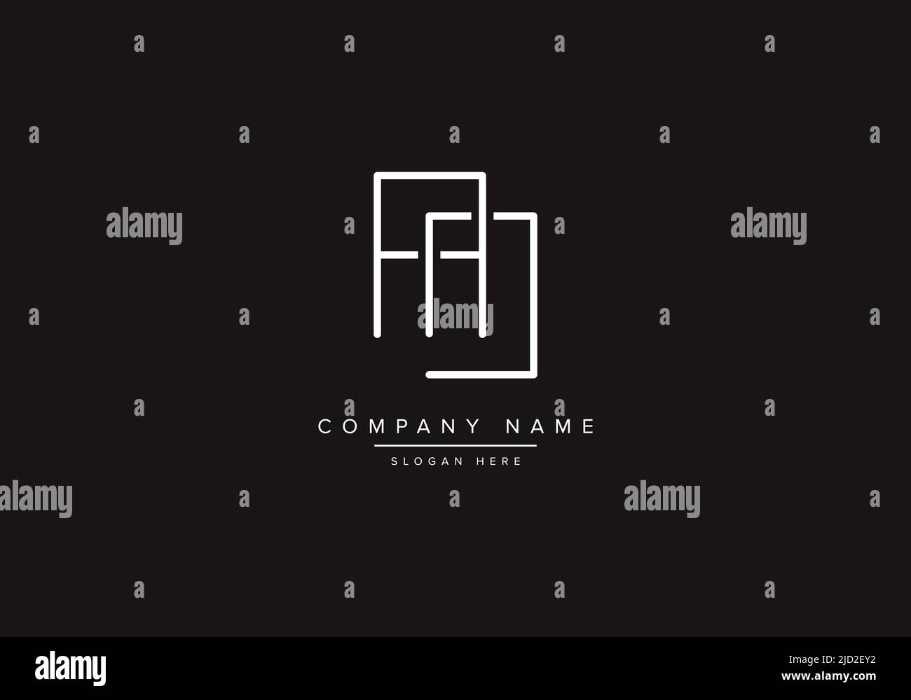 AD logo design vector illustration template Stock Vector Image & Art ...