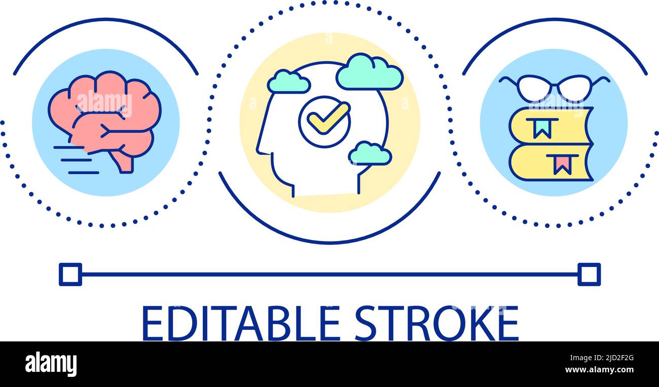 Remember information technique loop concept icon Stock Vector Image & Art - Alamy