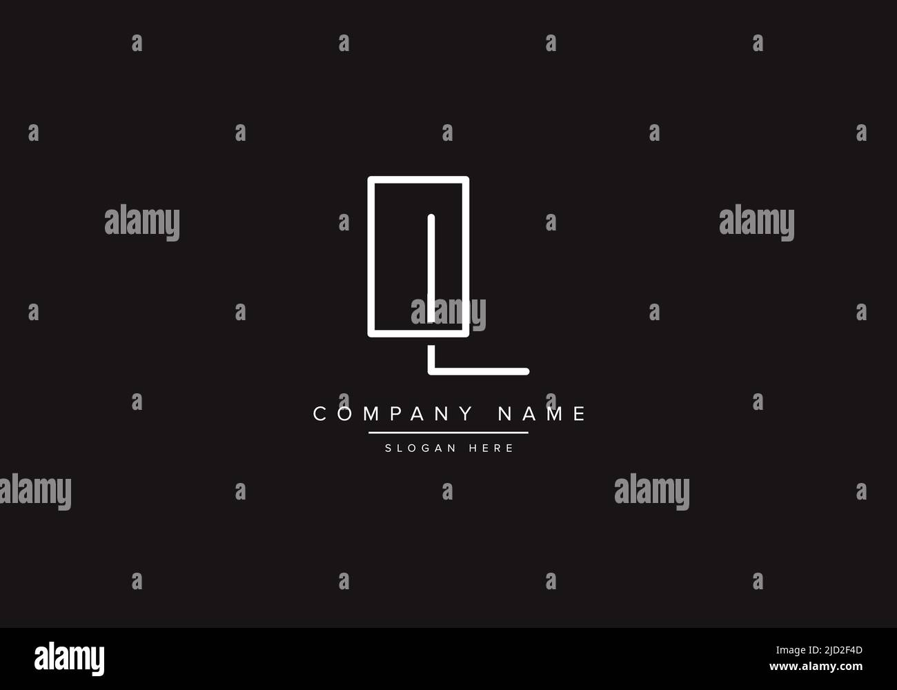 OL logo design vector illustration template Stock Vector Image & Art ...