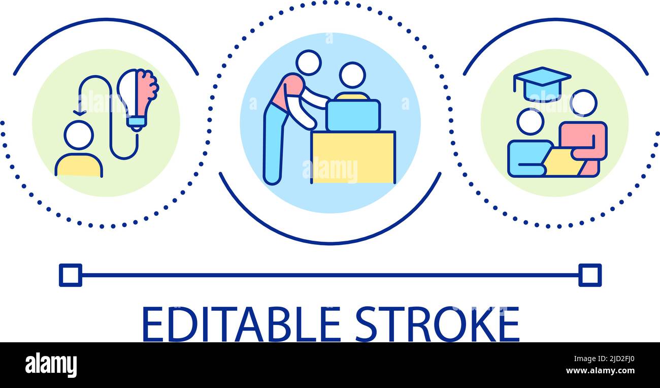 Teaching loop concept icon Stock Vector Image & Art - Alamy