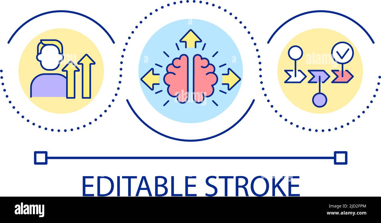 Deeping knowledge loop concept icon Stock Vector Image & Art - Alamy