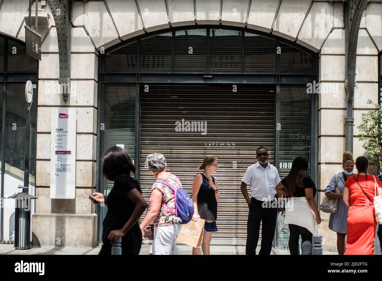 Paris, France. 17th June, 2022. Around 1 p.m., after a suspicious ...