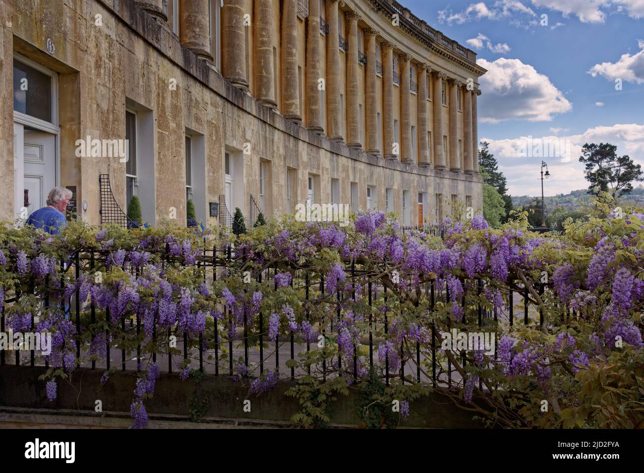 Spring colour in Bath Stock Photo - Alamy