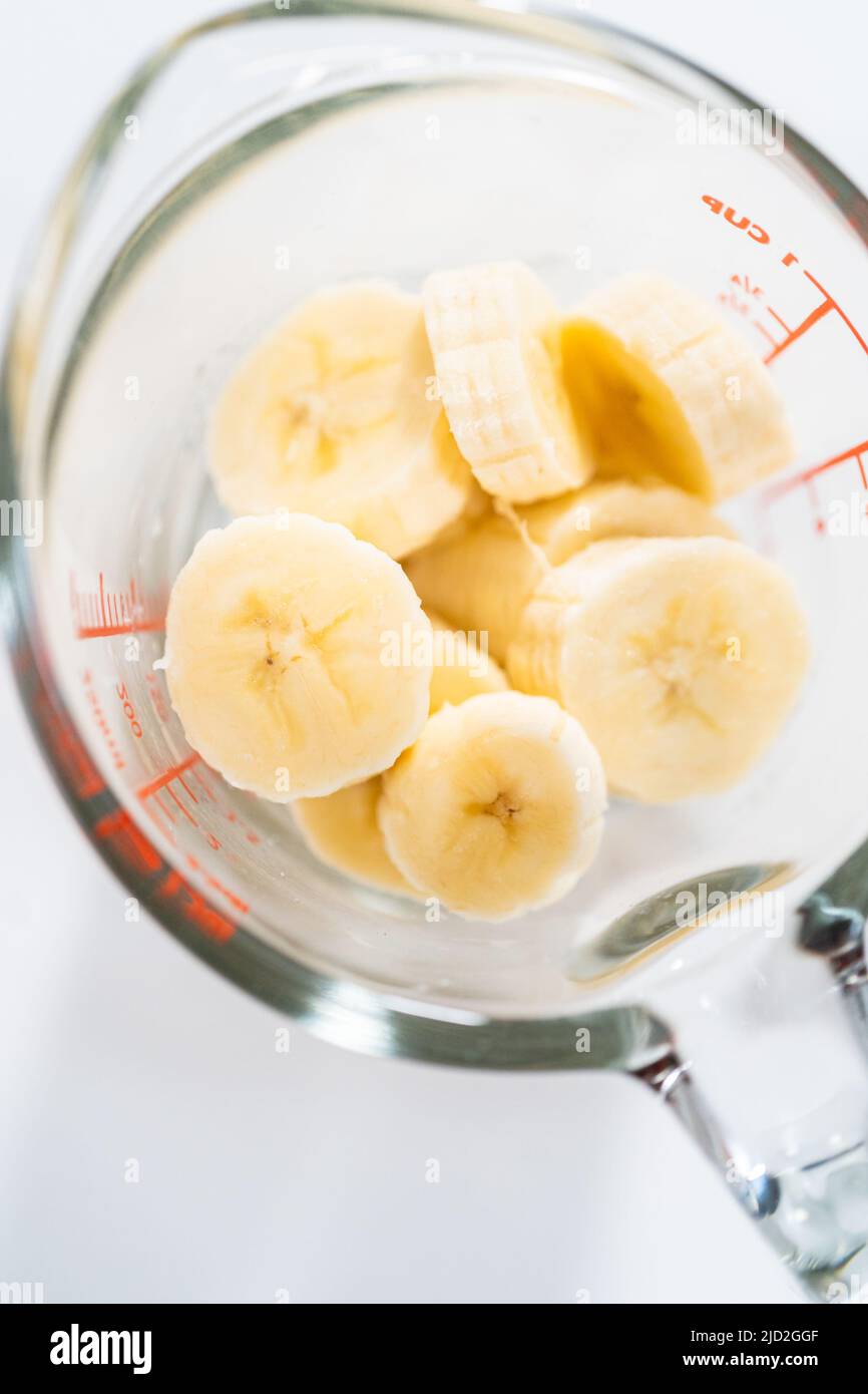 Fruit slicing in a cup. hi-res stock photography and images - Alamy