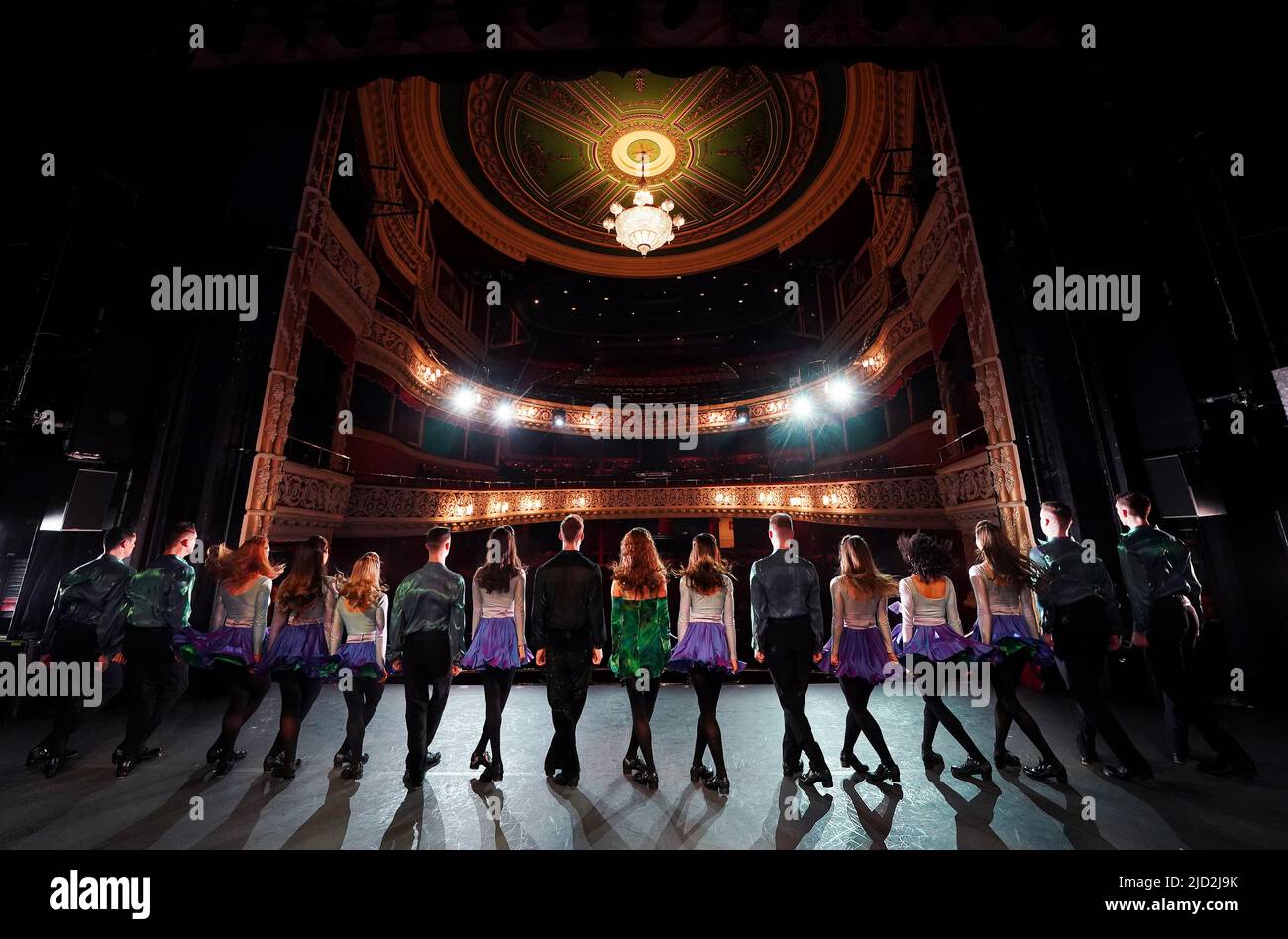 Members of the cast of Riverdance: The New 25th Anniversary Show on ...