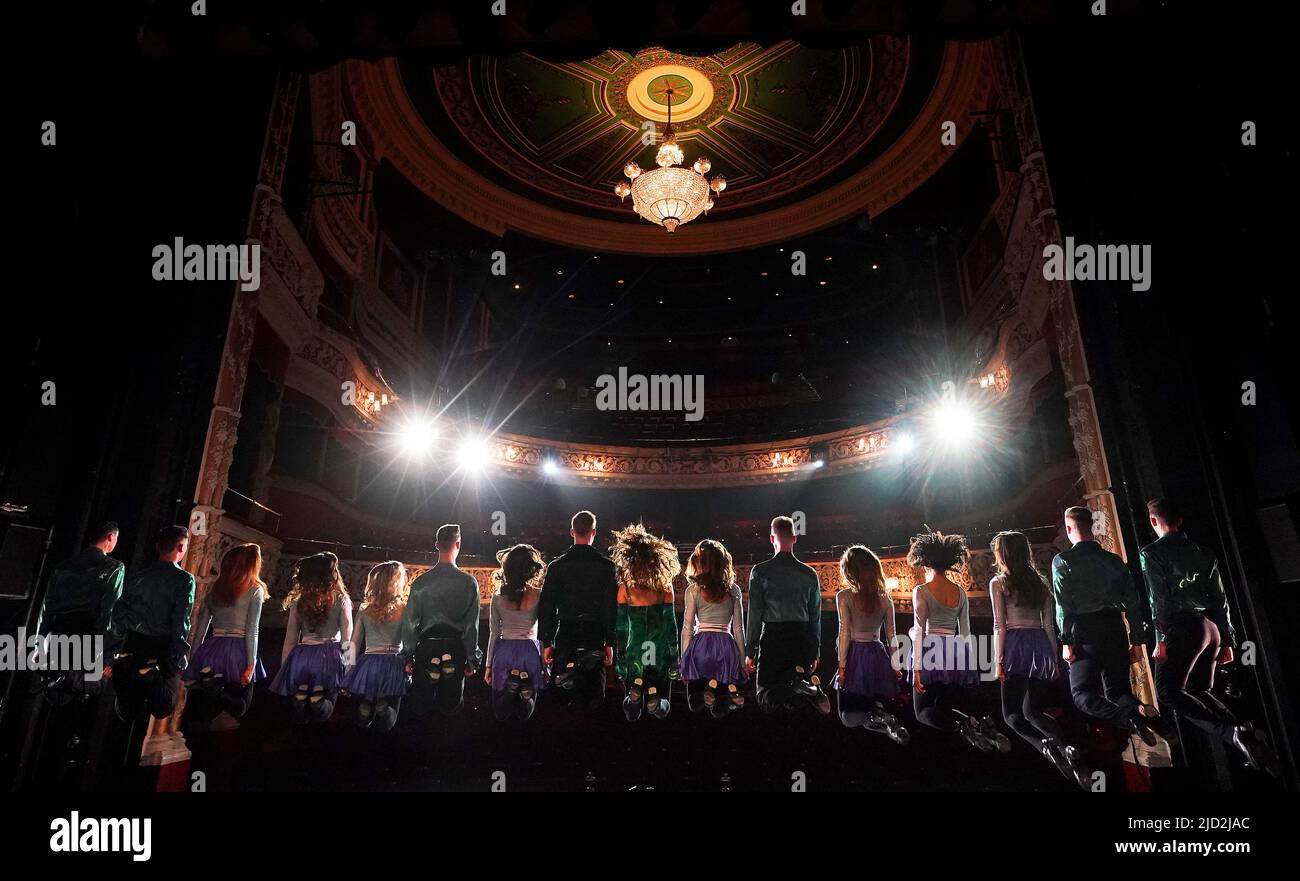 Members of the cast of Riverdance: The New 25th Anniversary Show on ...