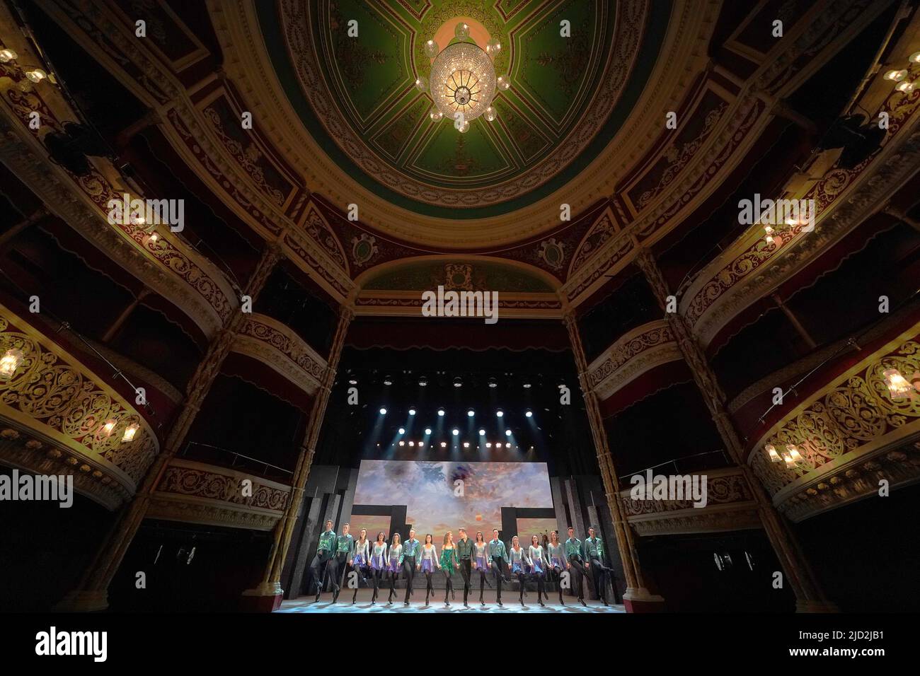 Members of the cast of Riverdance: The New 25th Anniversary Show on ...