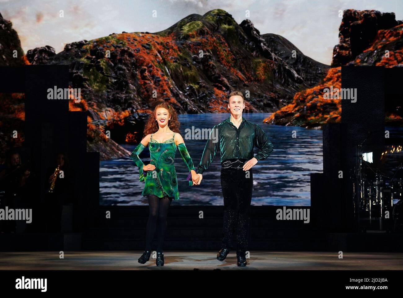 Fergus Fitzpatrick and Amy Mae Dolan, members of the cast of Riverdance ...
