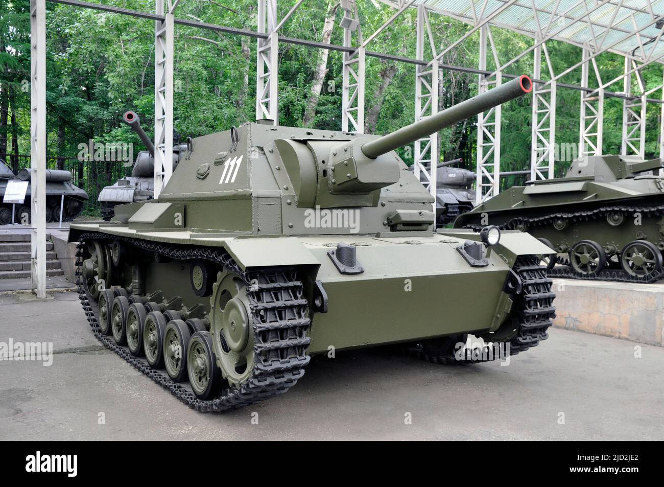 Self propelled artillery mount su 76i hi-res stock photography and ...