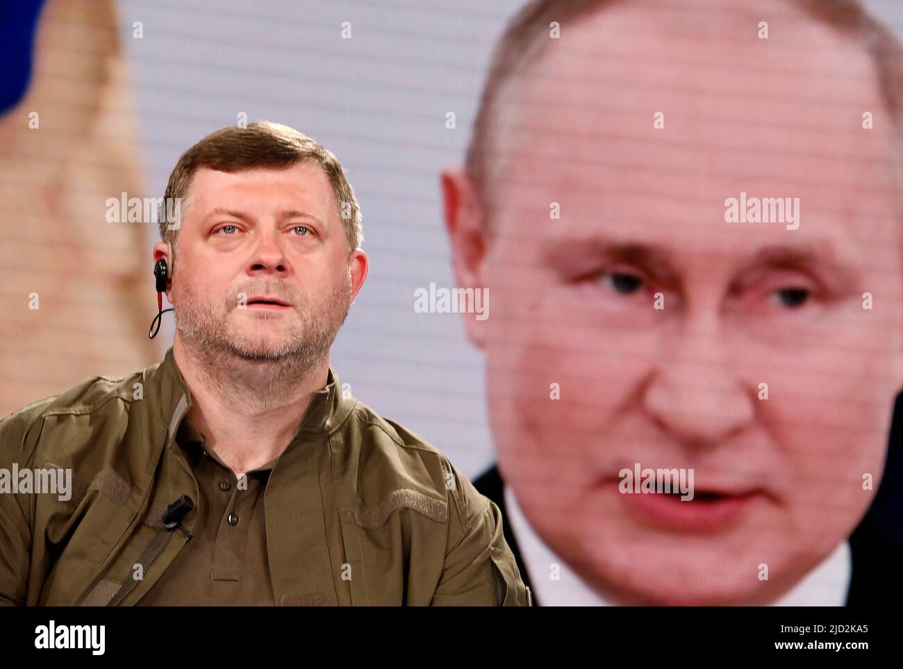 Rome, Episode of "Porta a porta" broadcast on Raiuno Pictured ...