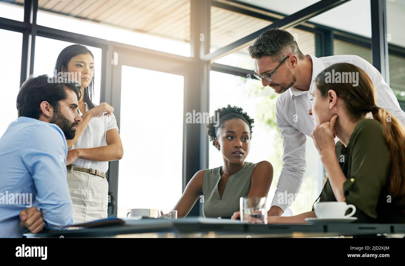 They have some important decisions to make as a team. Shot of a group ...