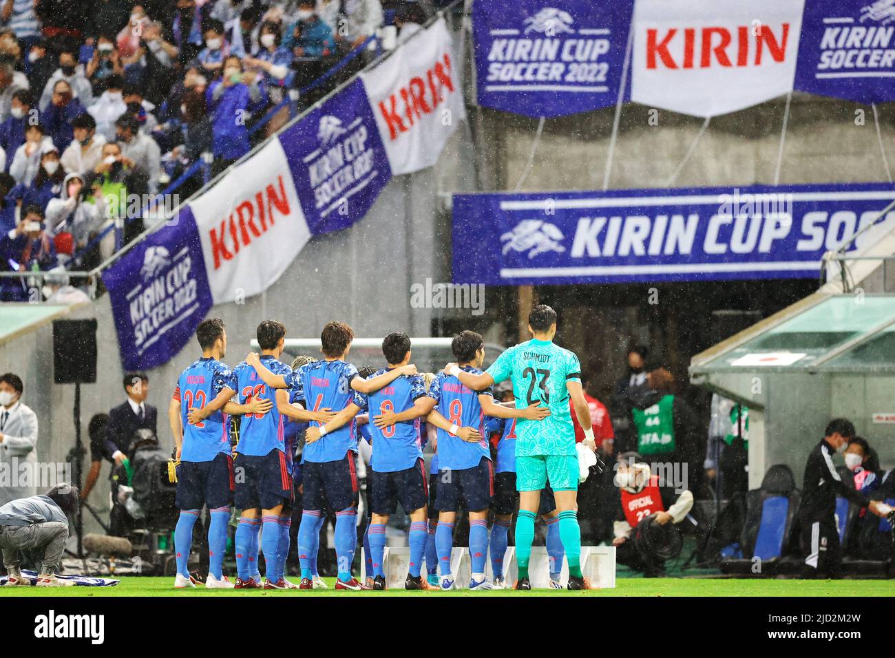 Japan team group (JPN), JUNE 14, 2022 - Football/ Soccer : KIRIN Cup Soccer 2022 between Japan 0 ...