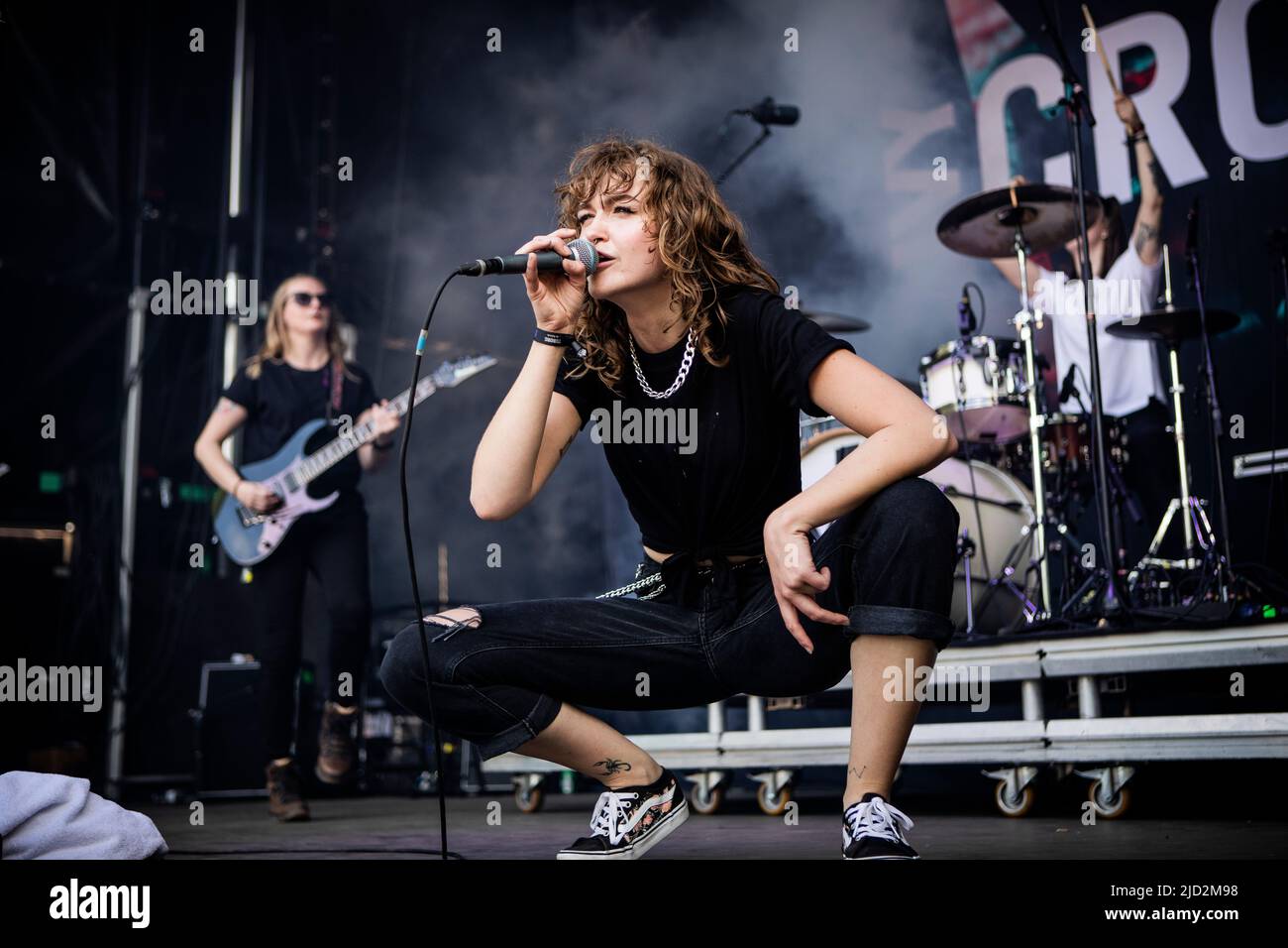 Copenhagen, Denmark. 16th, June 2022. The Danish melodic metalcore band ...