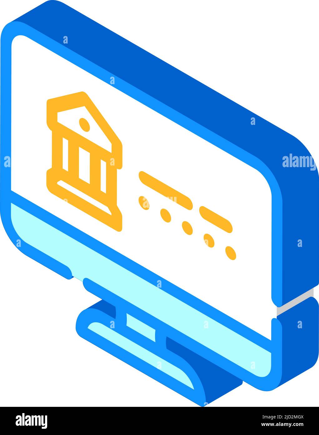 login and password for access in online banking isometric icon vector ...