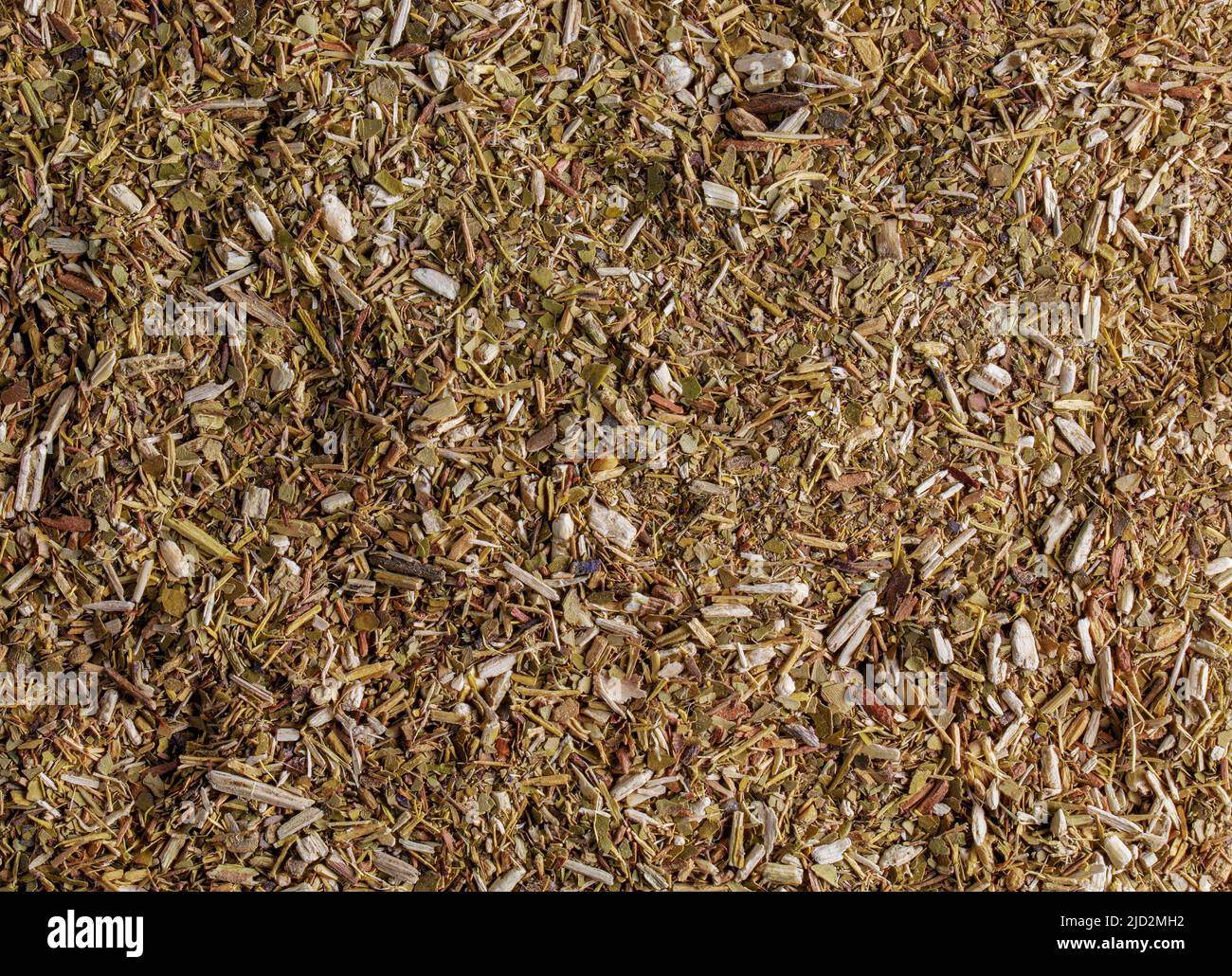 Dry yerba mate leaves, traditional drink of Argentina. Background and ...