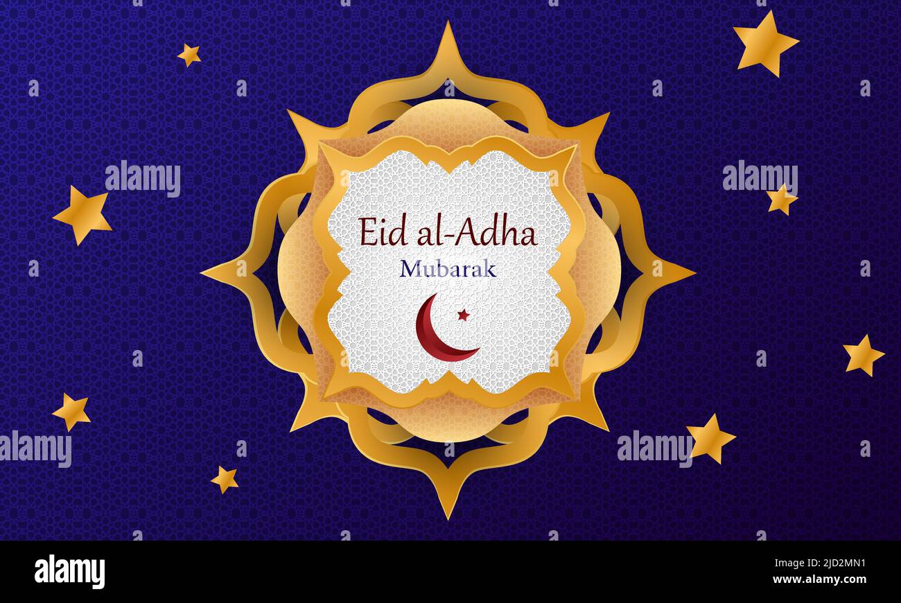 Kurban Bayram. Eid al-Adha Mubarak. Feast of the Sacrifice. Holy days ...