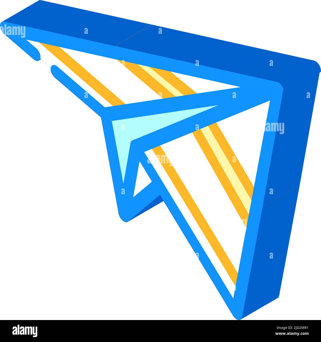 Sending email icon isometric hi-res stock photography and images - Alamy