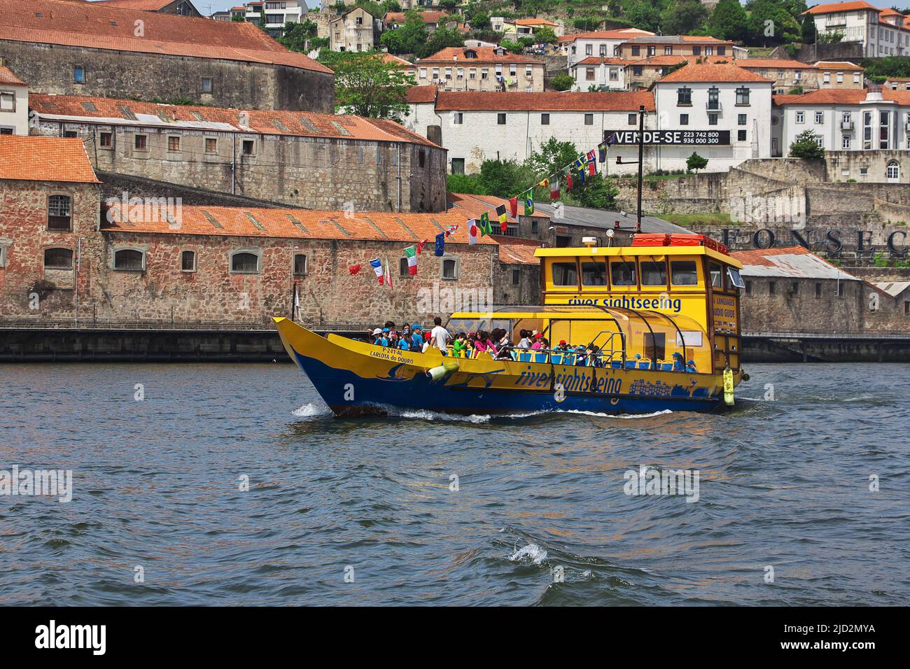 The waterfront of Rio Douro in Porto, Portugal Stock Photo - Alamy