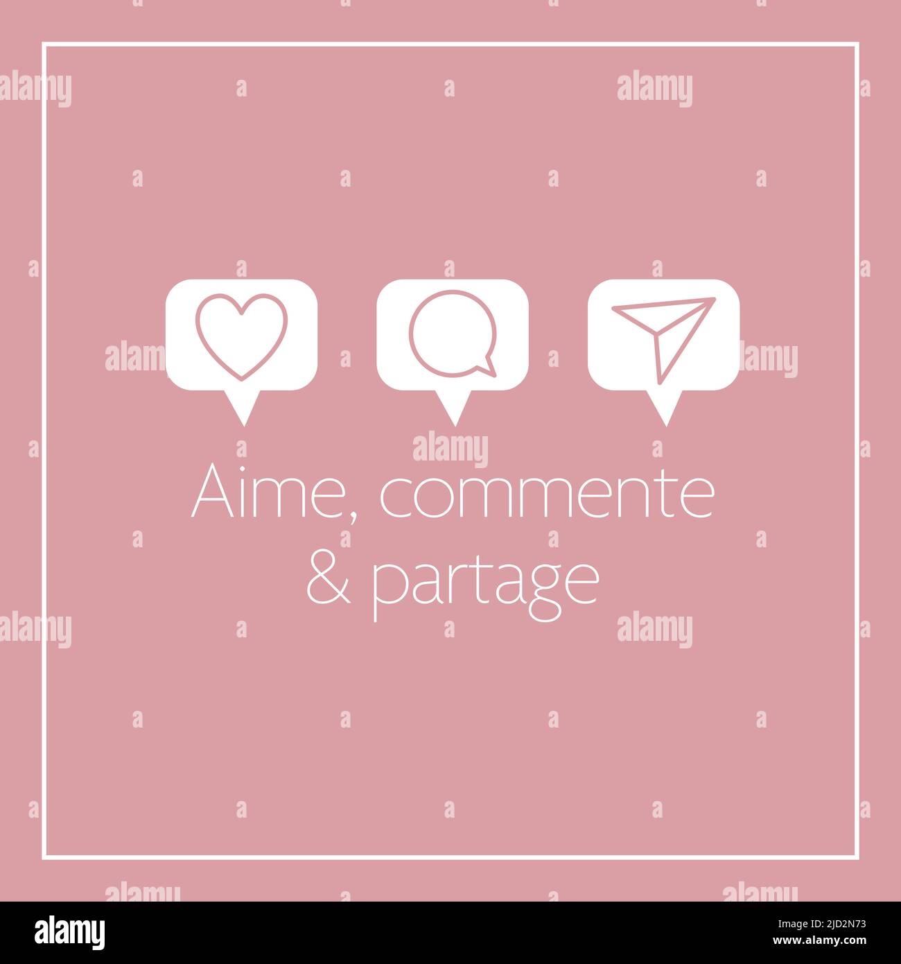 french social network like comment share slide Stock Photo - Alamy