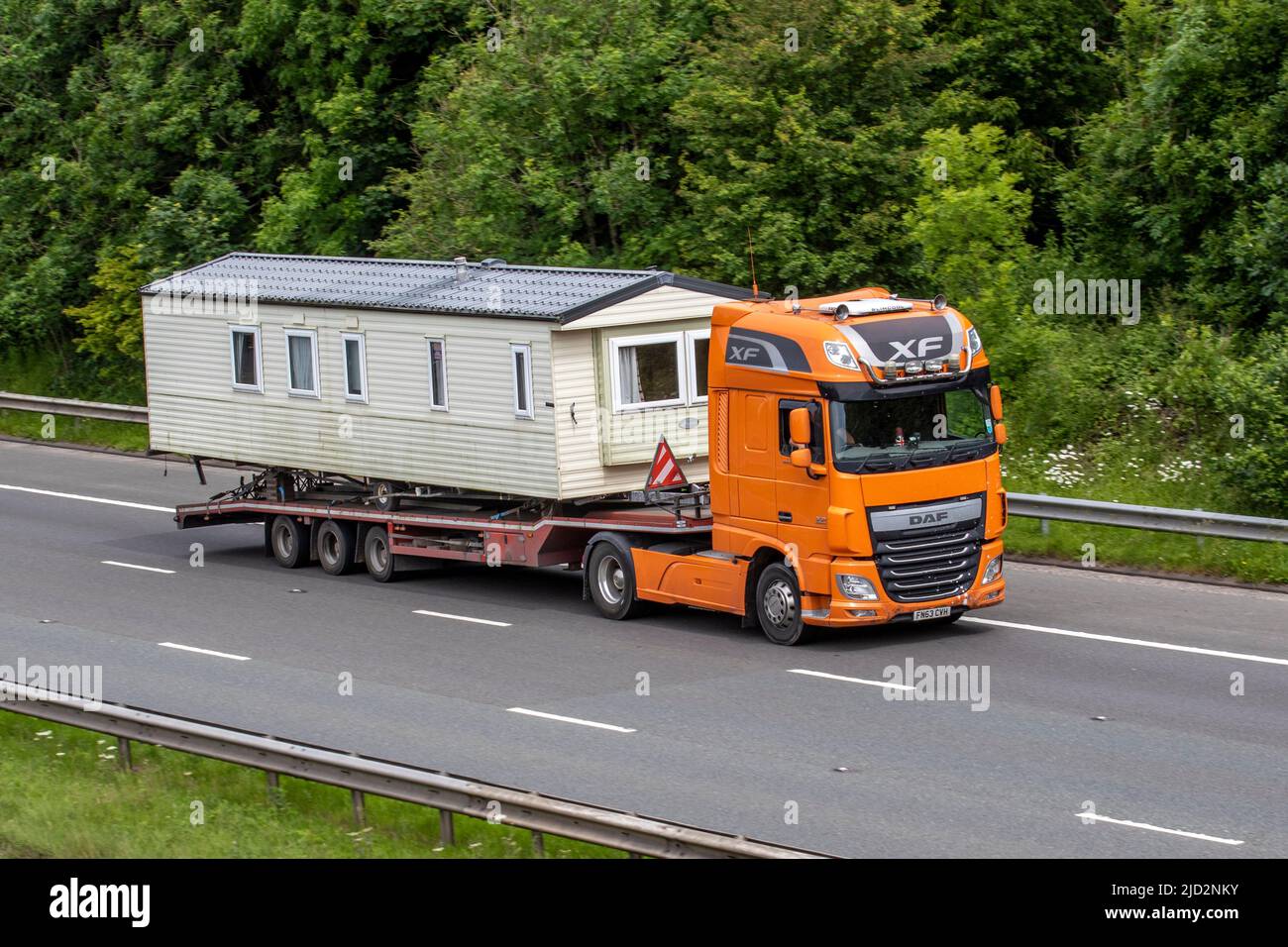Willerby Static Caravan on DAF XF lorry, luxury holiday homes, low ...