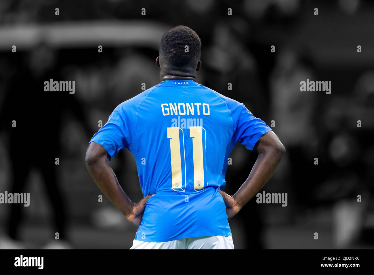 Wilfred Gnonto (Italy) during the Uefa Uefa Nations League 2022 2023 ...