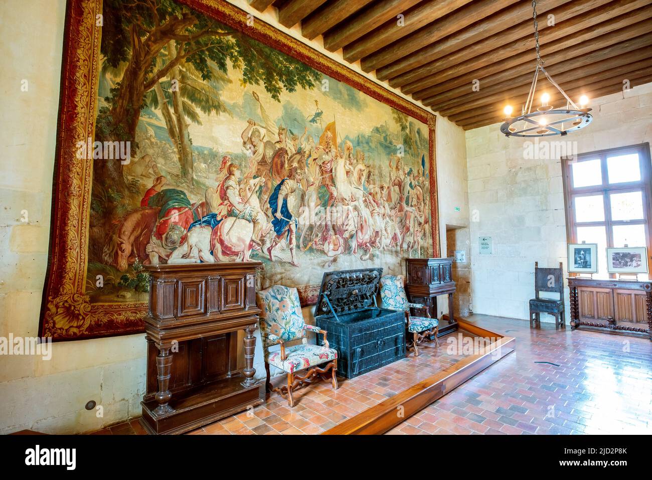 The guard room, in the tower-flanked entrance is strategically located ...