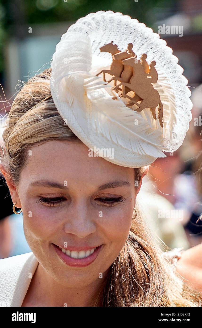 Carrie Johnson during day four of Royal Ascot at Ascot Racecourse ...