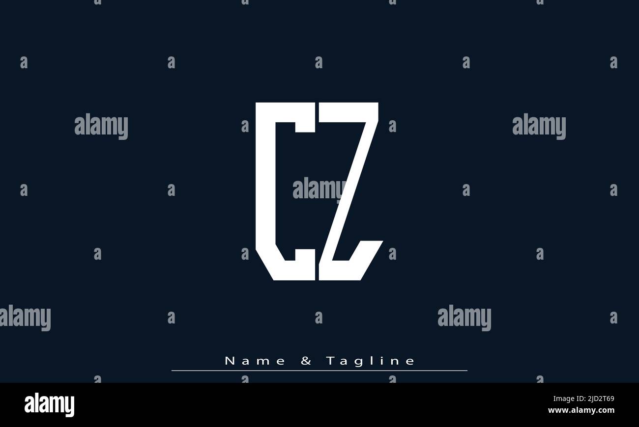 Alphabet letters Initials Monogram logo CZ , ZC Stock Vector Image & Art - Alamy