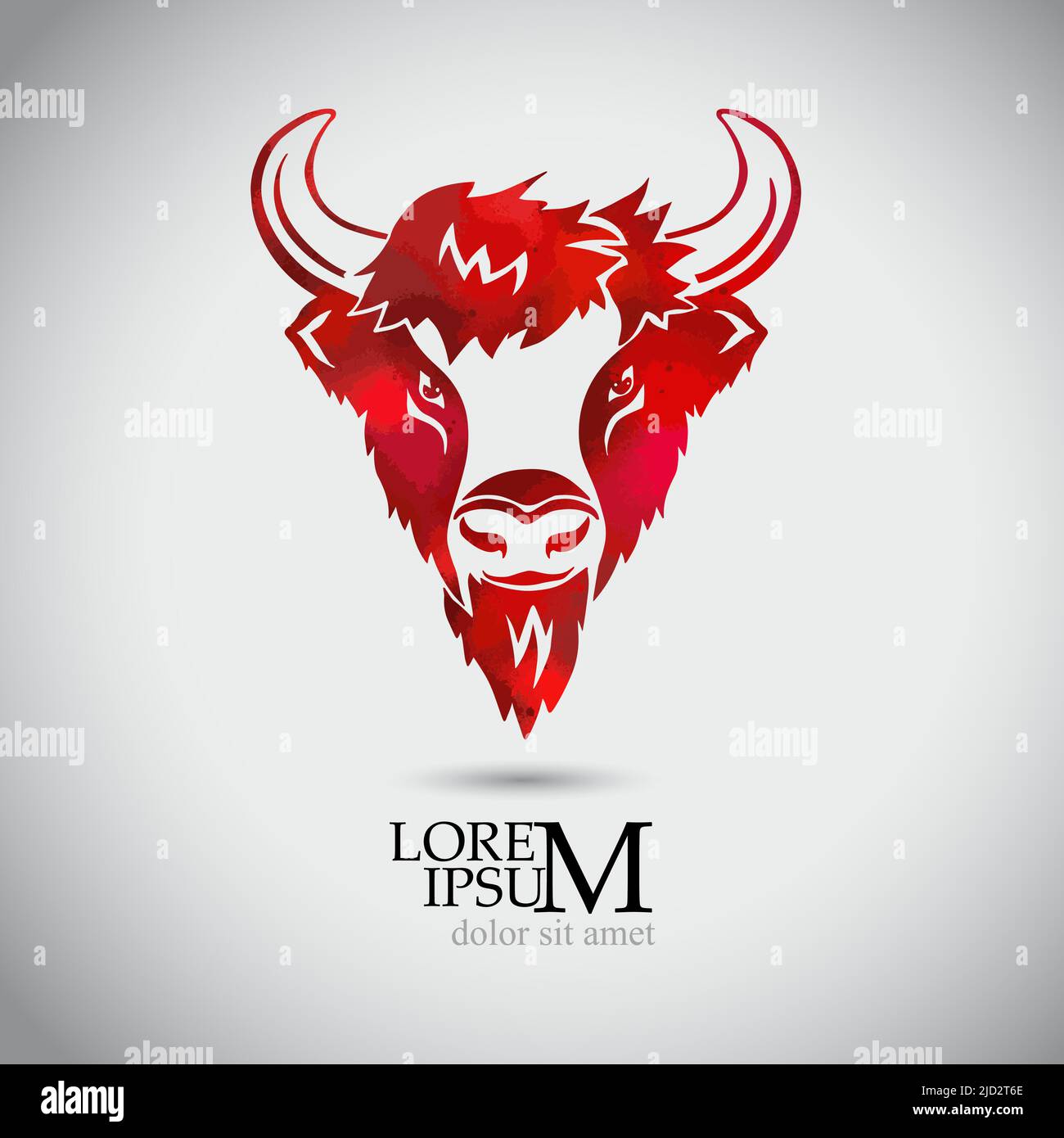Bison Head Logo