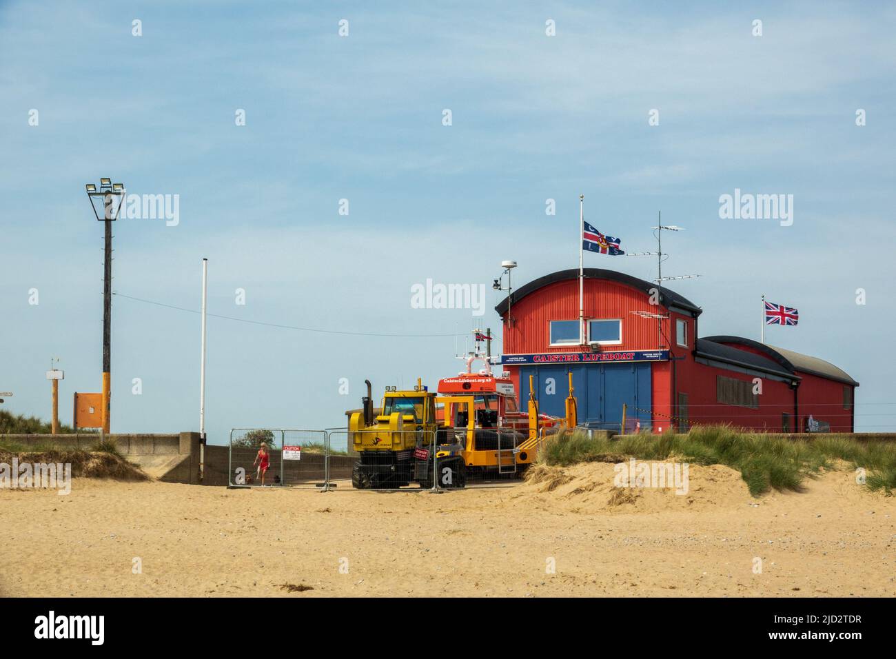 Caister-on-Sea Lifeboat Station Stock Photo - Alamy