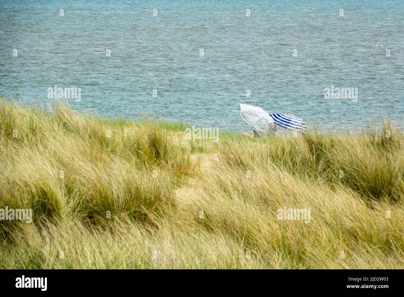 Caister Beach Norfolk Summer Stock Photo - Alamy