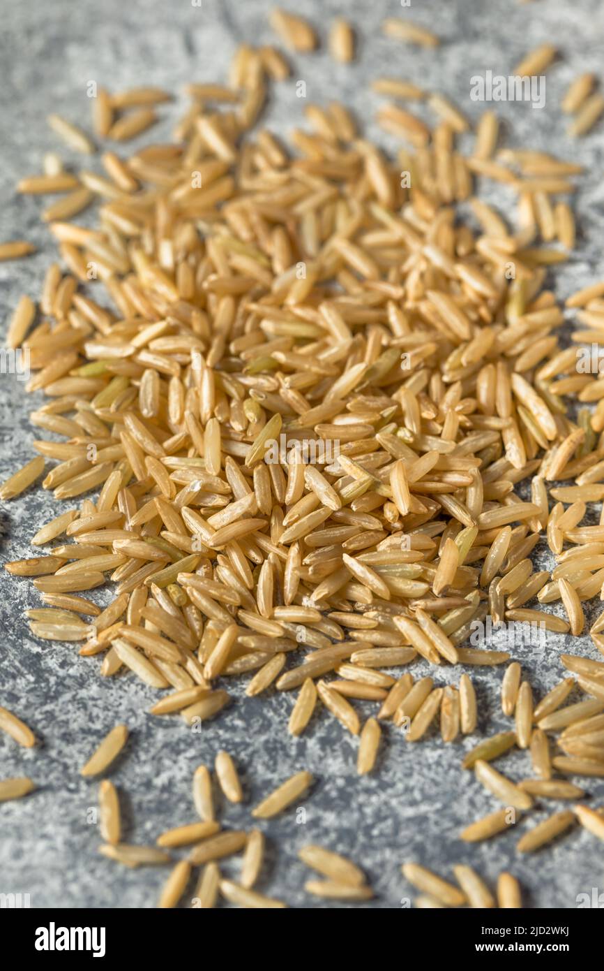 Raw brown rice hi-res stock photography and images - Alamy