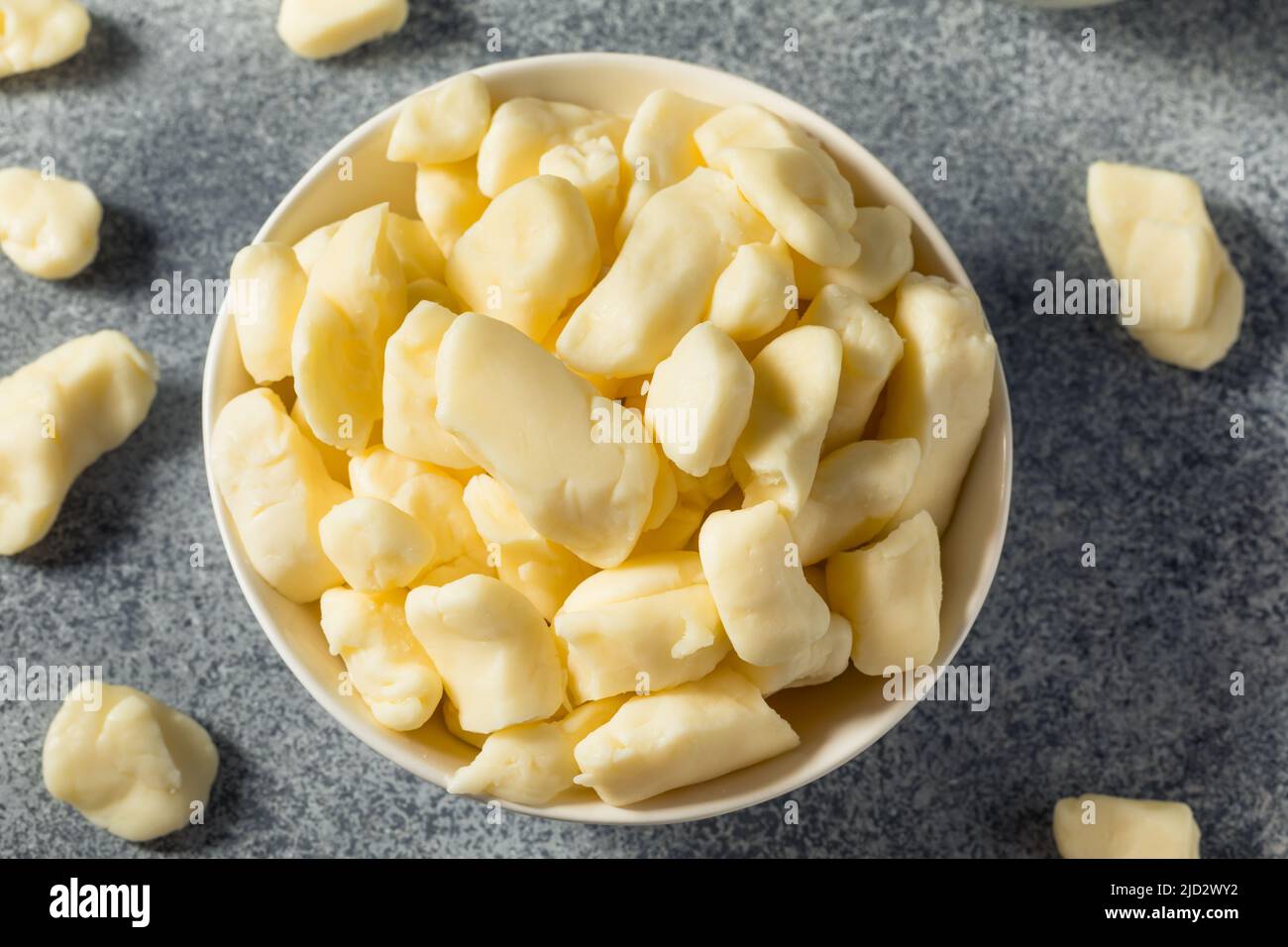 Raw cheese curd hi-res stock photography and images - Alamy