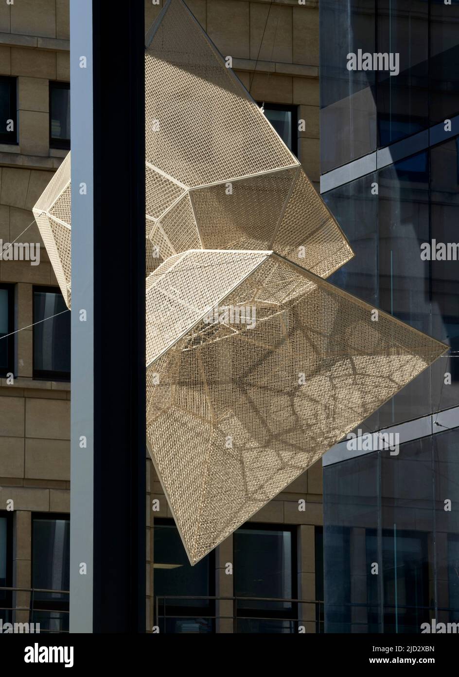 Art work by John Pickering. 103 Colmore Row, Birmingham, United Kingdom ...