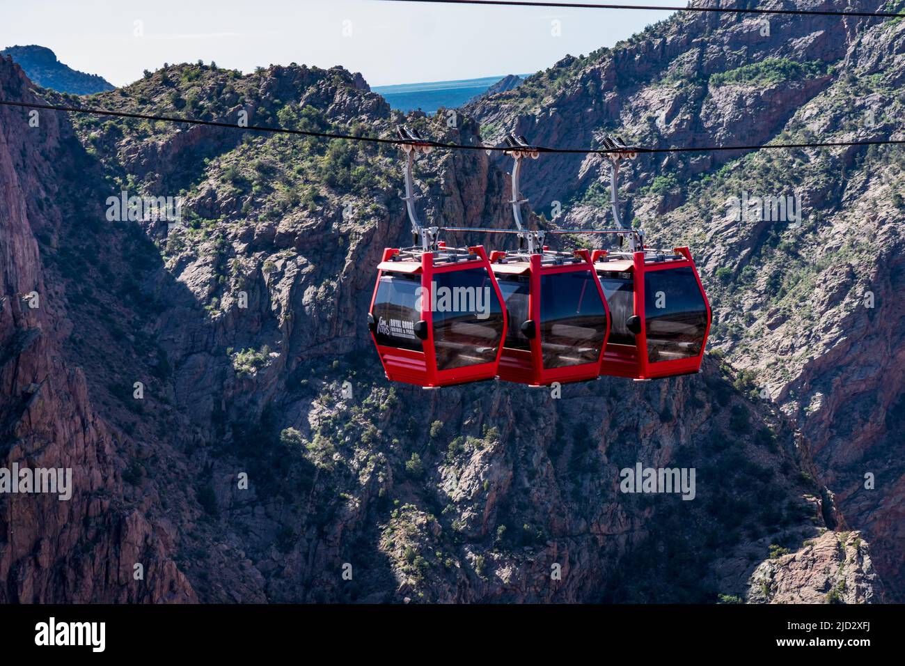 Aerial Gondola at Royal Gorge in Colorado Stock Photo - Alamy