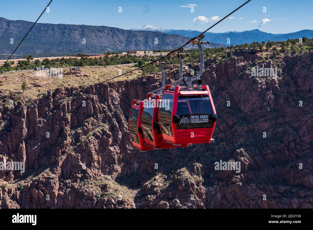Aerial Gondola at Royal Gorge in Colorado Stock Photo - Alamy