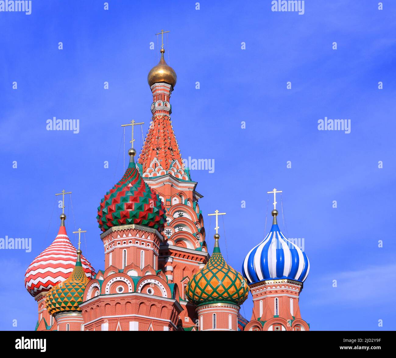 blessed Basil cathedral in moscow close up Stock Photo - Alamy