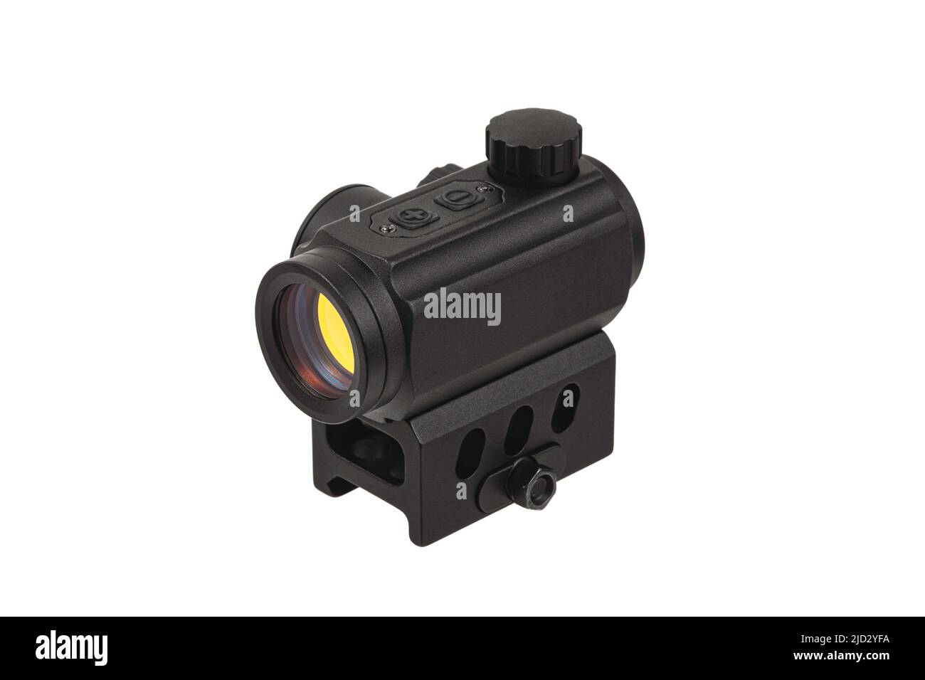 Modern optical collimator sight. Aiming device for shooting at short ...